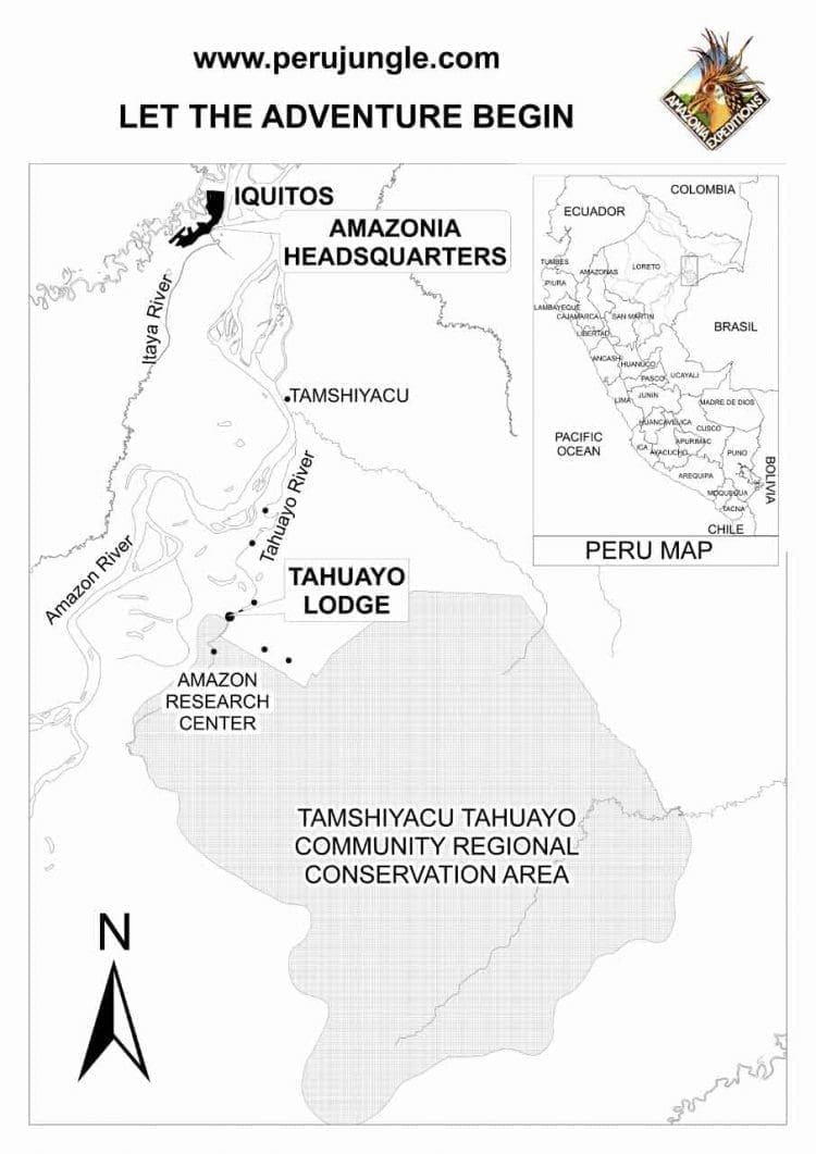 regionmaps · Amazonia Expeditions